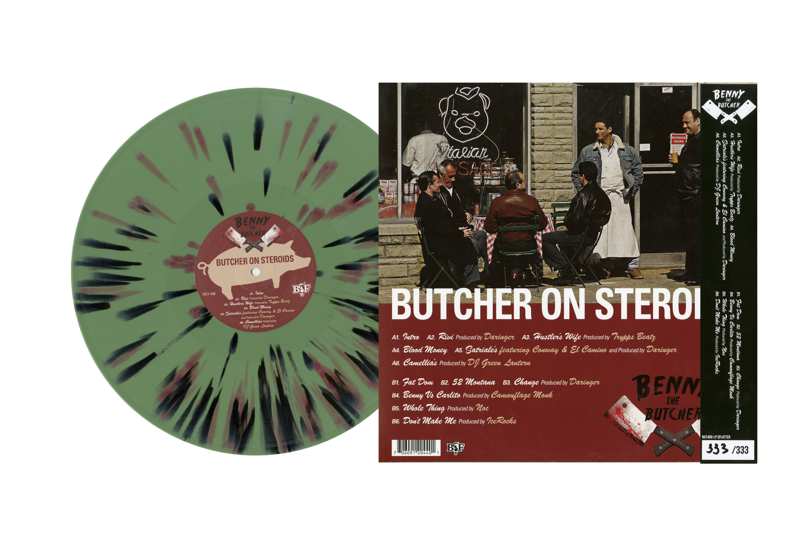 Benny The Butcher - Butcher On Steroids (Splatter Vinyl LP)