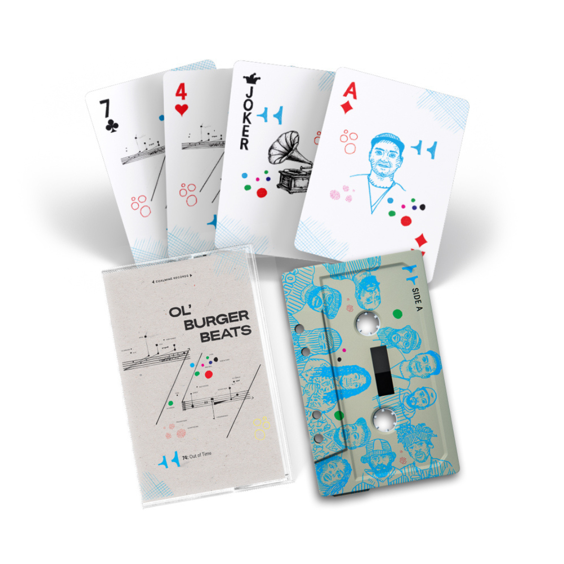 Ol' Burger Beats - 74: Out of Time (Cassette + Playing Cards Bundle)