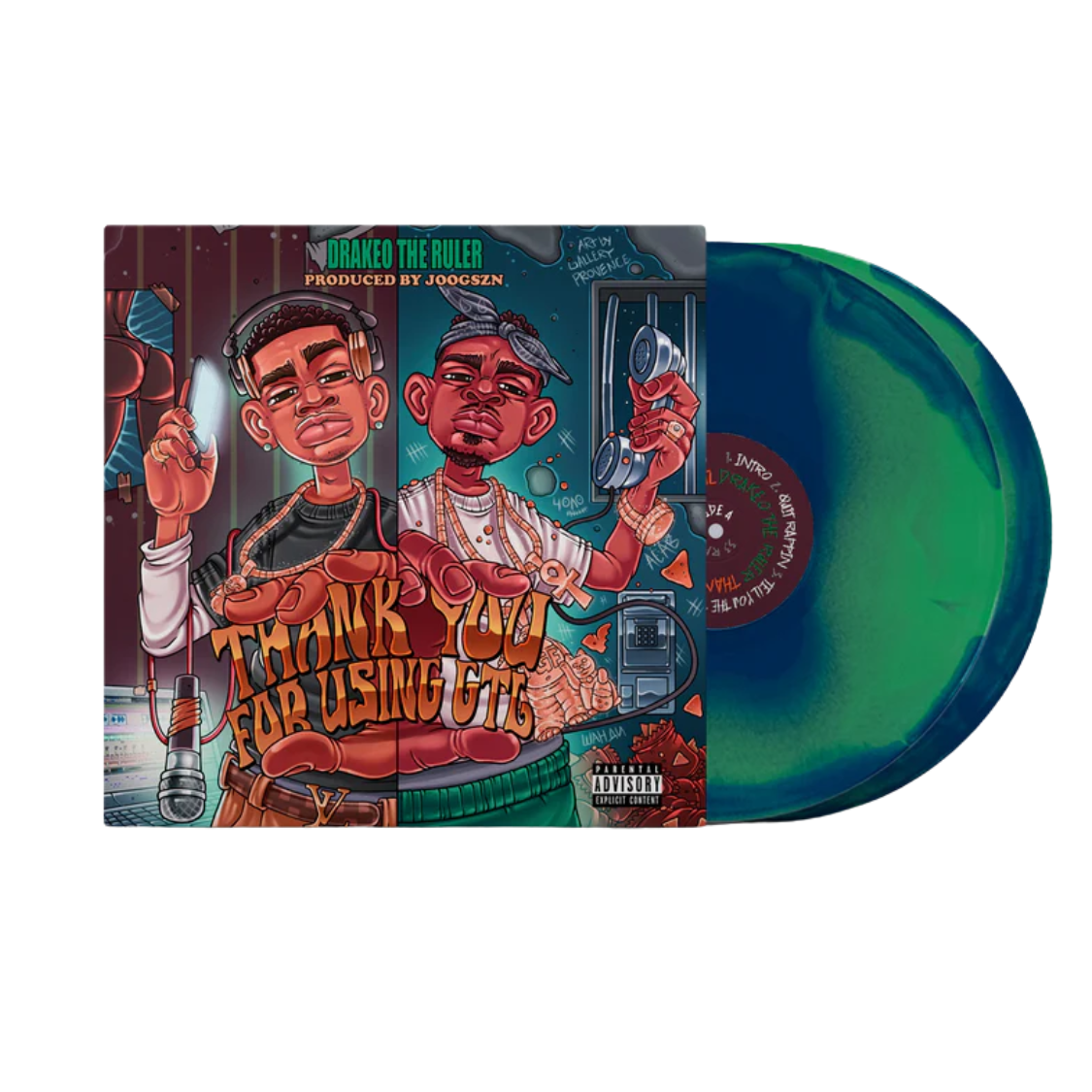 Drakeo The Ruler - Thank You For Using GTL (5th Anniversary) (Colored 2xLP)
