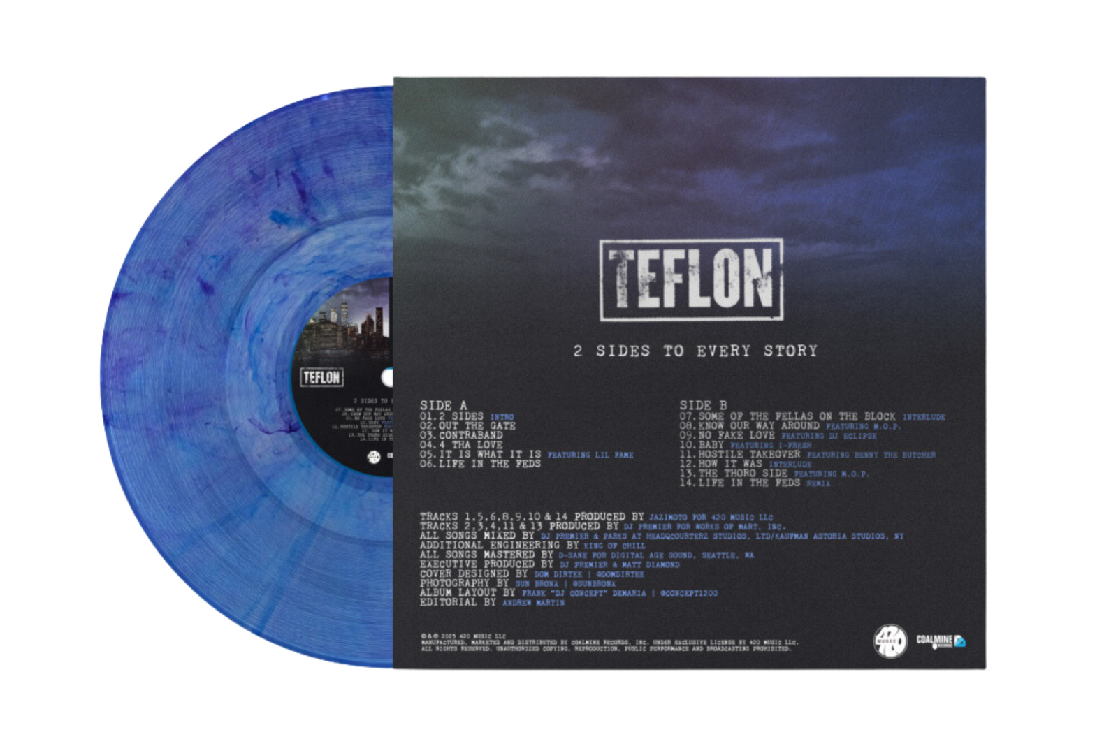 Teflon w/ DJ Premier, Jazimoto - 2 Sides To Every Story (Vinyl LP DLX)